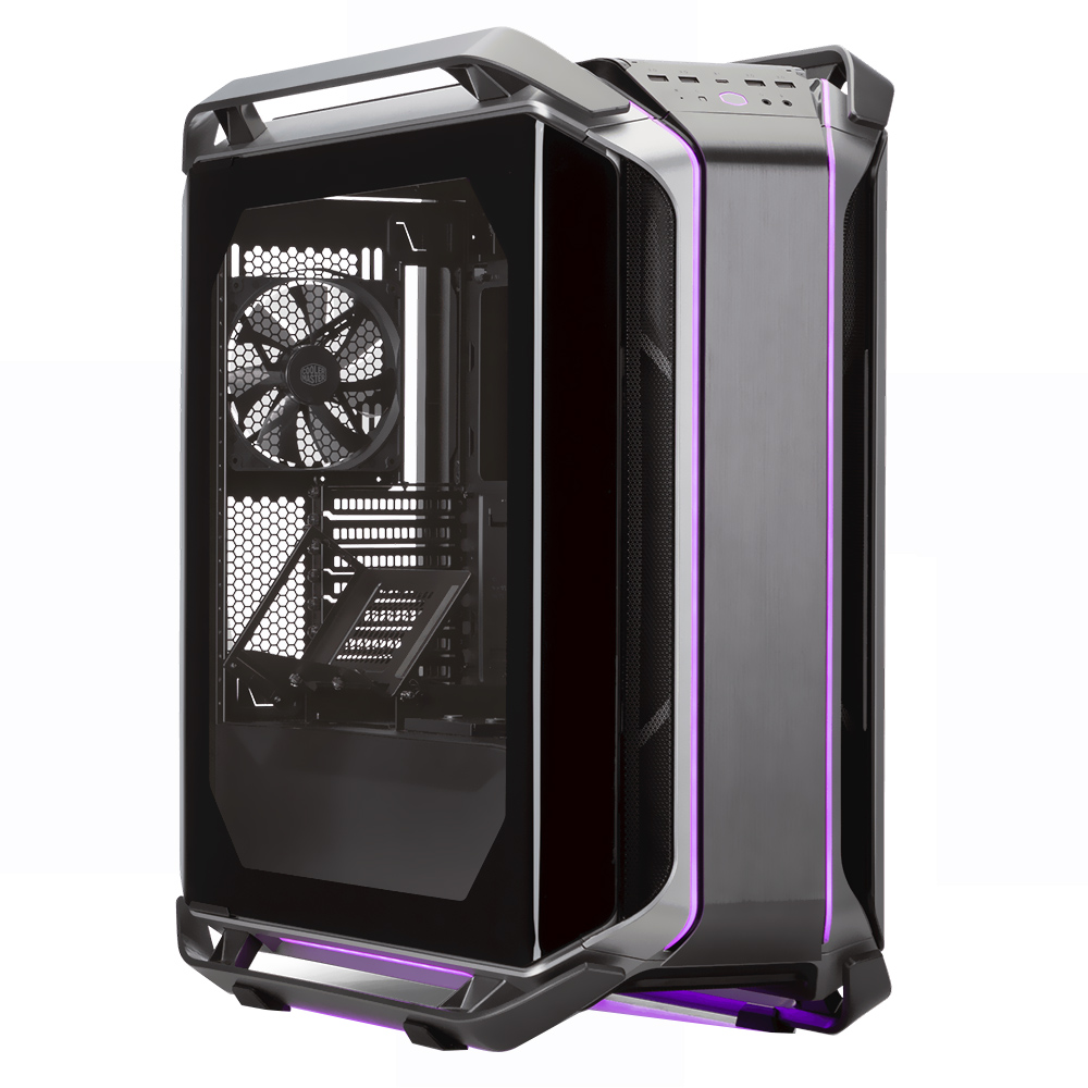 GABINETE GAMER COOLER MASTER COSMOS C700M RGB PRETO/PRATA - FULL TOWER ...