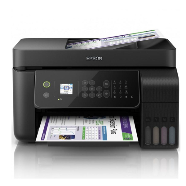 Impressora Epson L5190 I/S/C/F Wifi Bivolt Preto - Cart 544 Preto ...