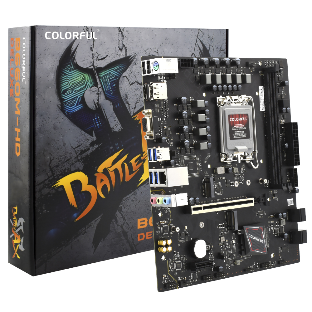 Placa Mãe Colorful Battle-AX B660M-HD Deluxe V20 Socket LGA 1700 / VGA ...