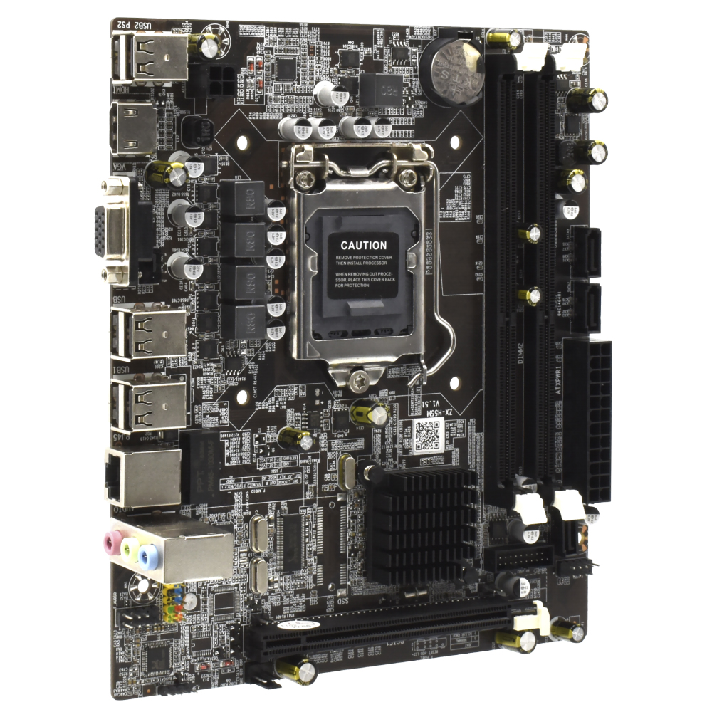 Placa Mãe Foxconn ZX-H55M Socket LGA 1156 / VGA / DDR3 no Paraguai ...