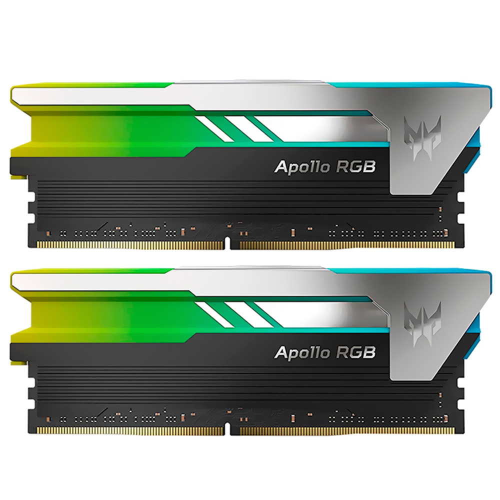 Memória RAM Acer Predator Apollo DDR4 16GB (2x8GB) 3200MHz RGB - Preto ...